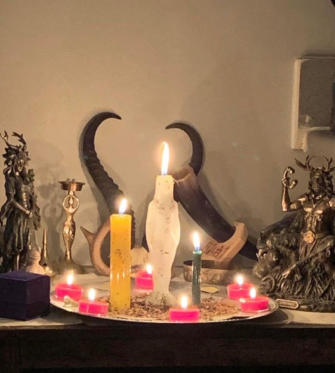 Custom Candle Spell Work - Wicca Wiccan Pagan Magic- Spell Work Candle ...