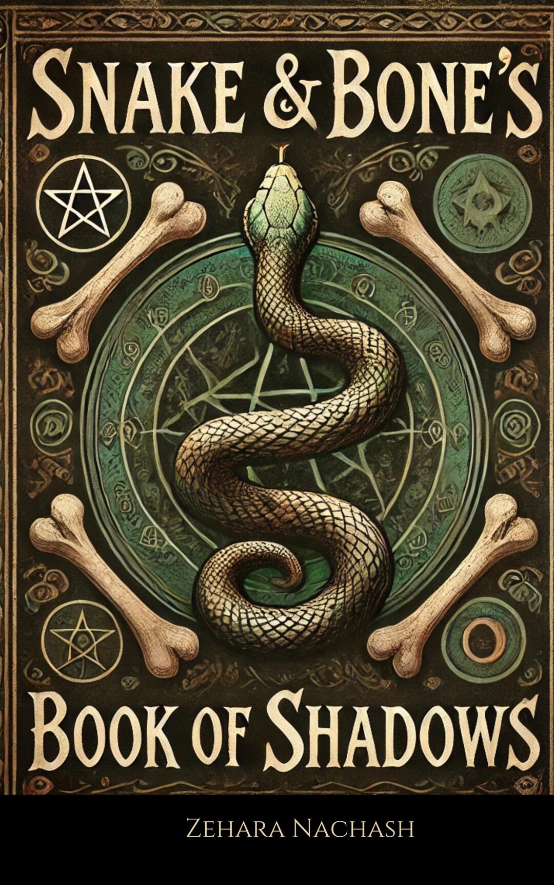 Snake and Bones Book of Shadows - Etsy