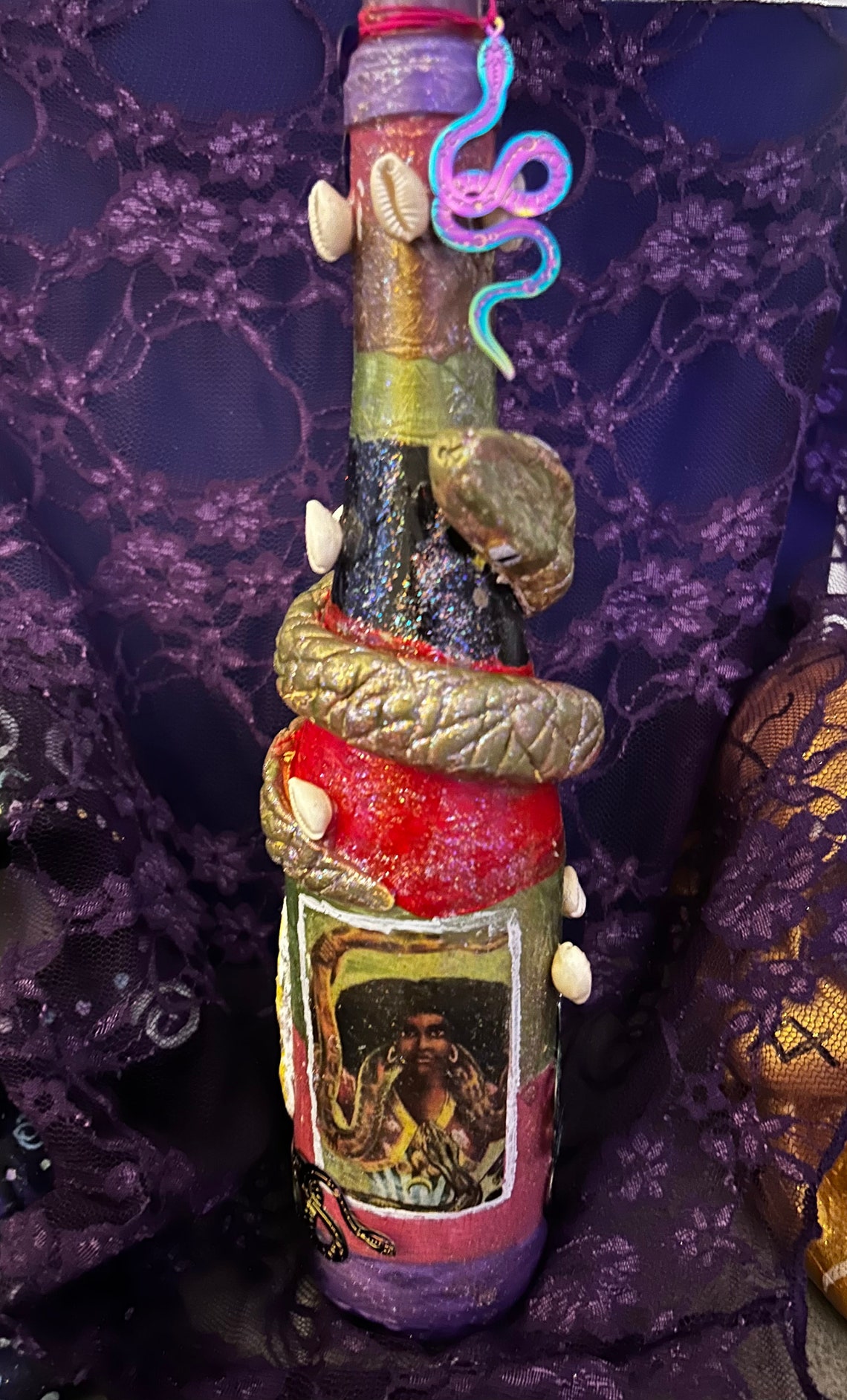 Custom Made Charged Spirit Bottle Witch/ Voodoo/pagan Spirit Bottles - Etsy