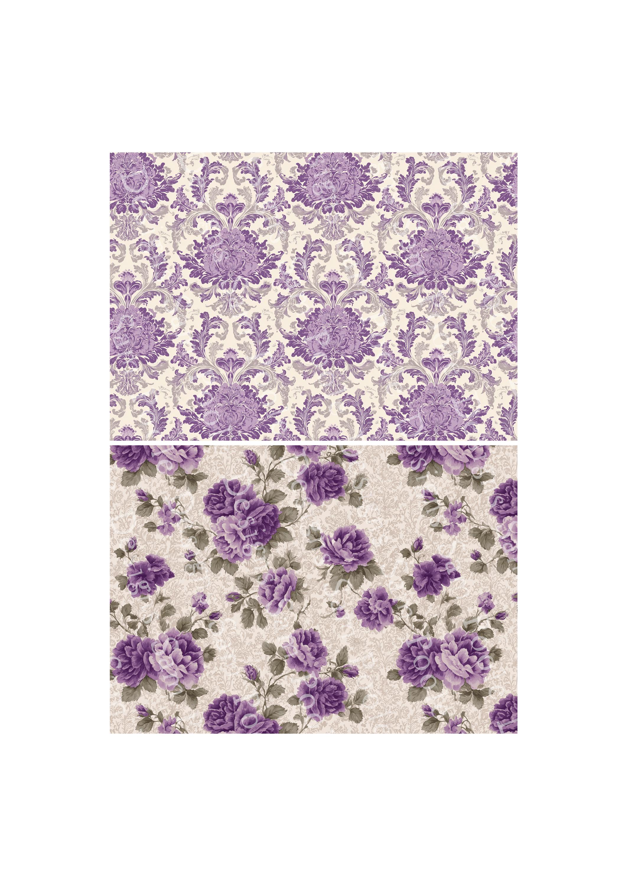 No. 4 Patterned Papers Printables A4 Paper Pack - Junk Journal (digital ...