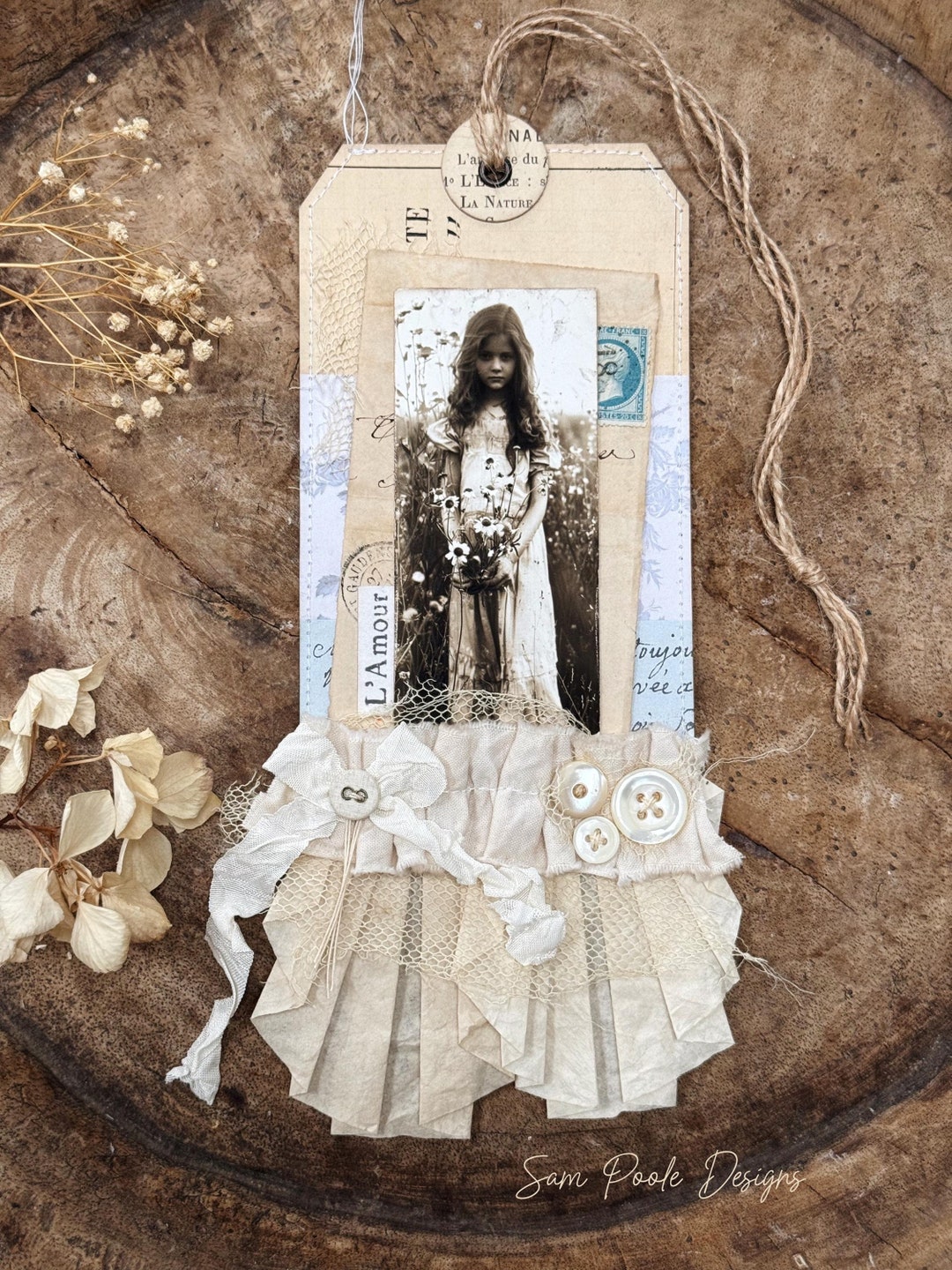 Handmade Large Decorative Tag for Display Tag 4 - Etsy