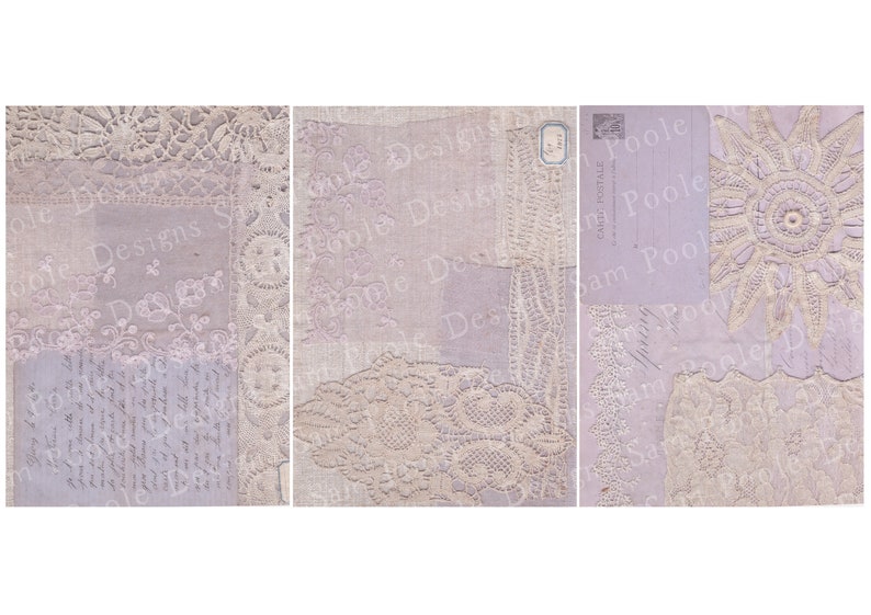 Lilac Chateau Junk Journal A4 Paper Collection - Digital Download ...