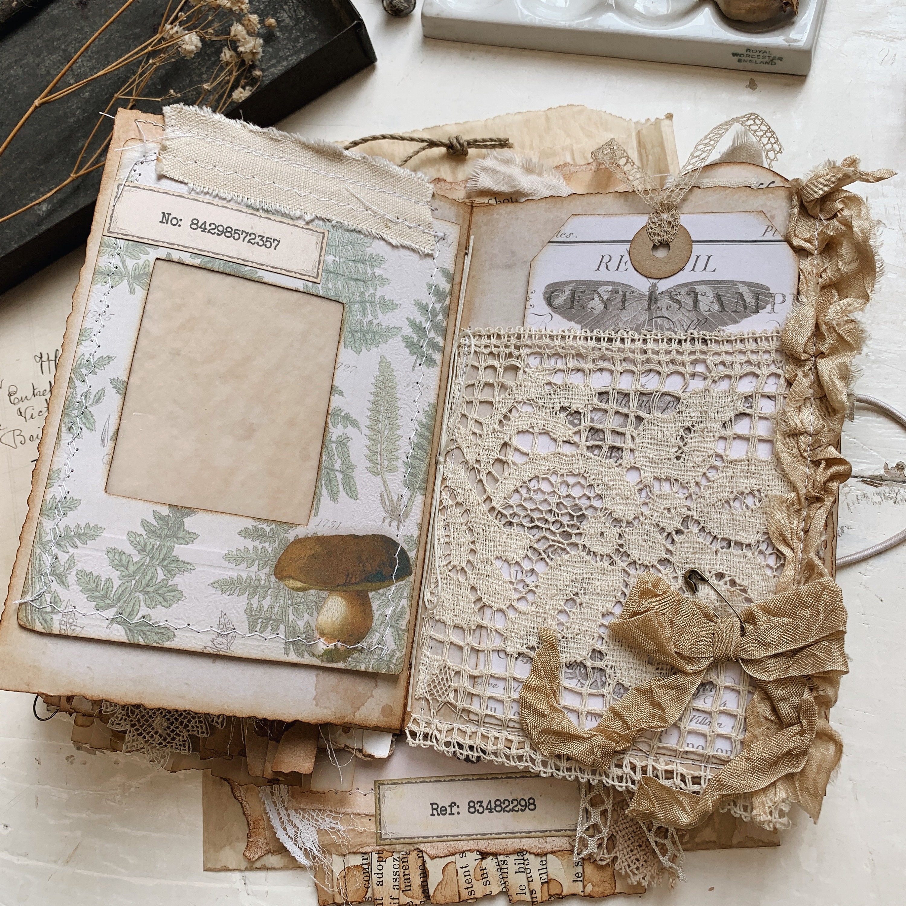 Botanical Nature Junk Journal A4 Paper Collection - Digital Download ...