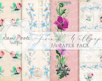 French Receipts A4 Paper Collection Digital Download - Etsy