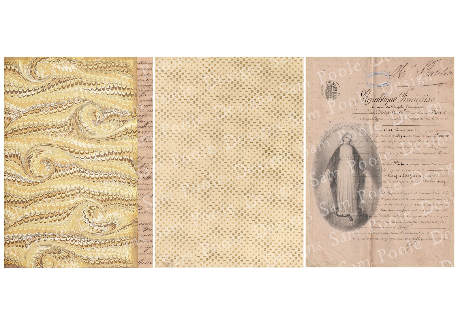 Golden Prayer ADD ON KIT Junk Journal A4 Paper Collection - Digital ...