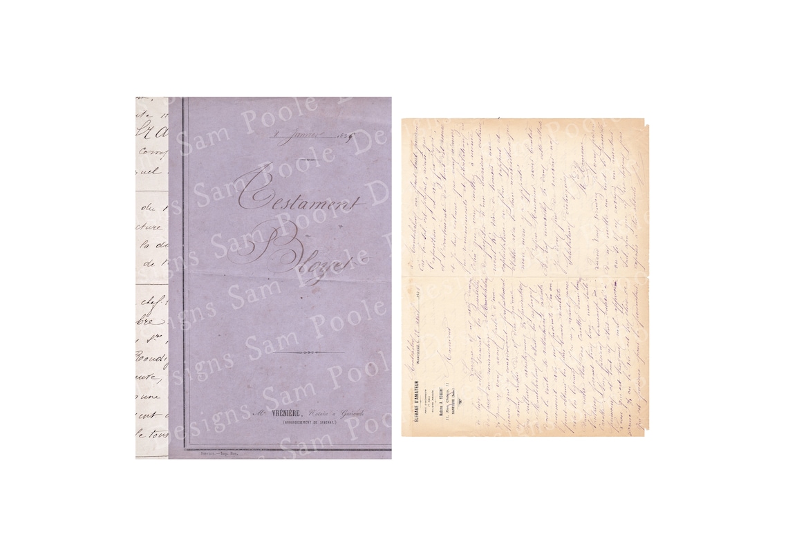 Lilac Chateau Junk Journal A4 Paper Collection - Digital Download ...