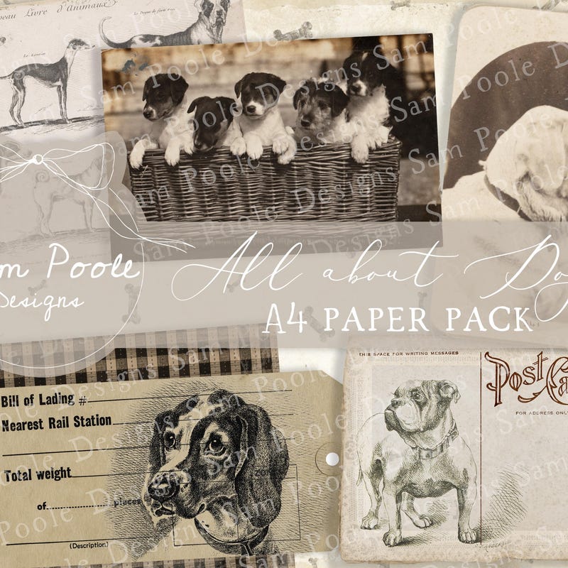 Scrapbook Kit Dogs - Etsy UK