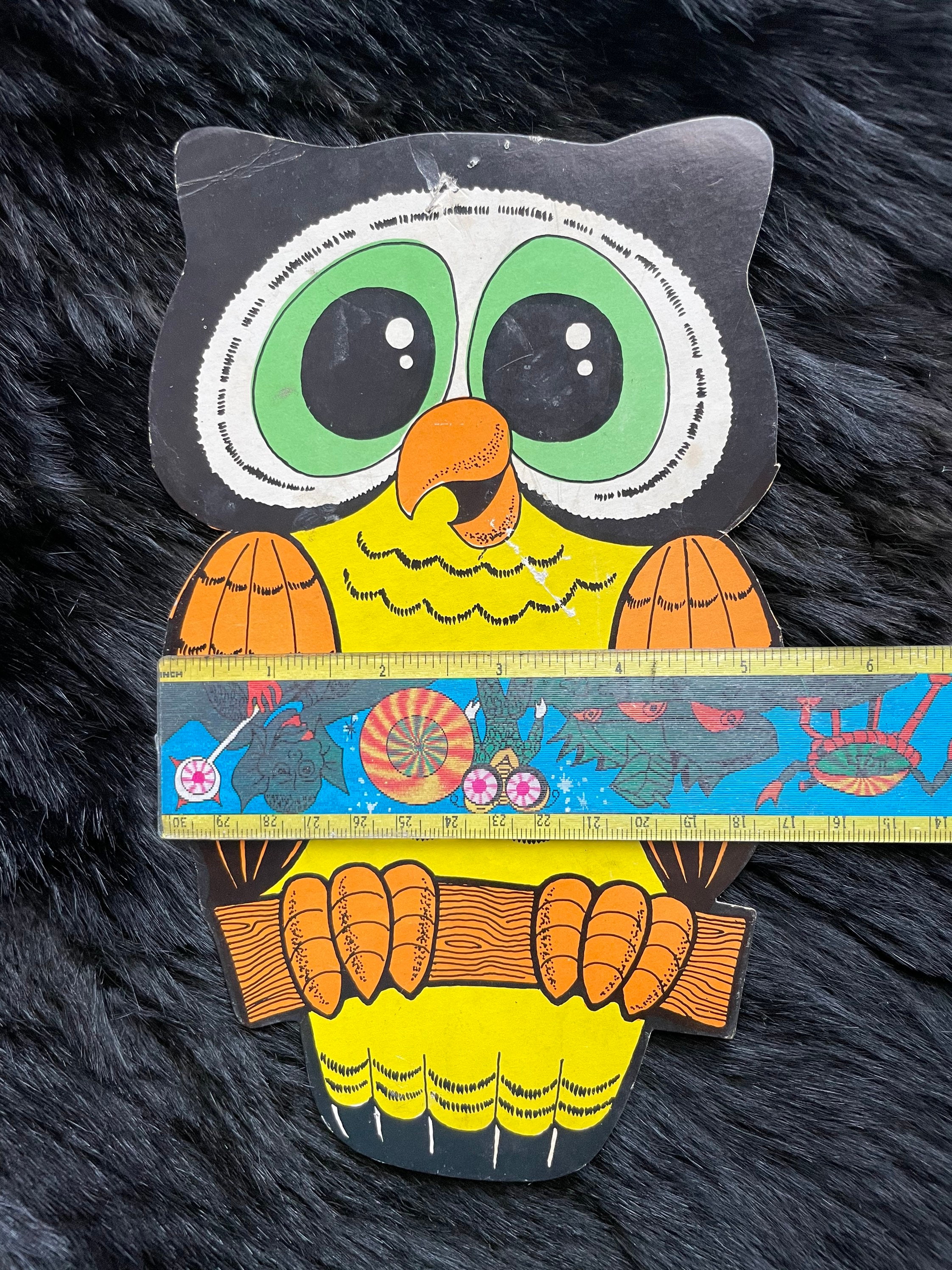 Vintage Halloween Owl Die Cut - Etsy