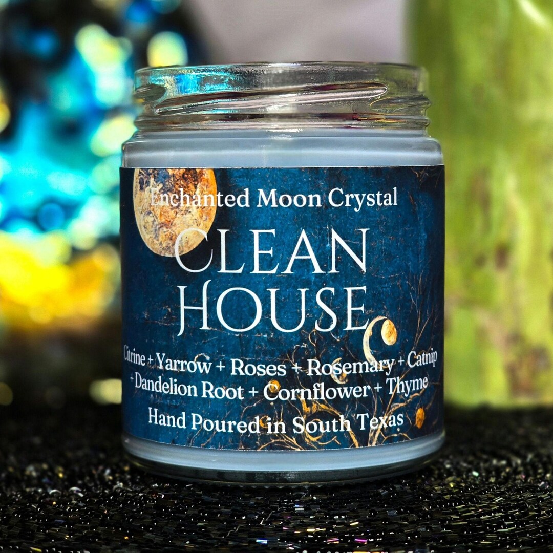Clean House Candle, Ritual House Cleanse, Clear Negativity, Sacred ...