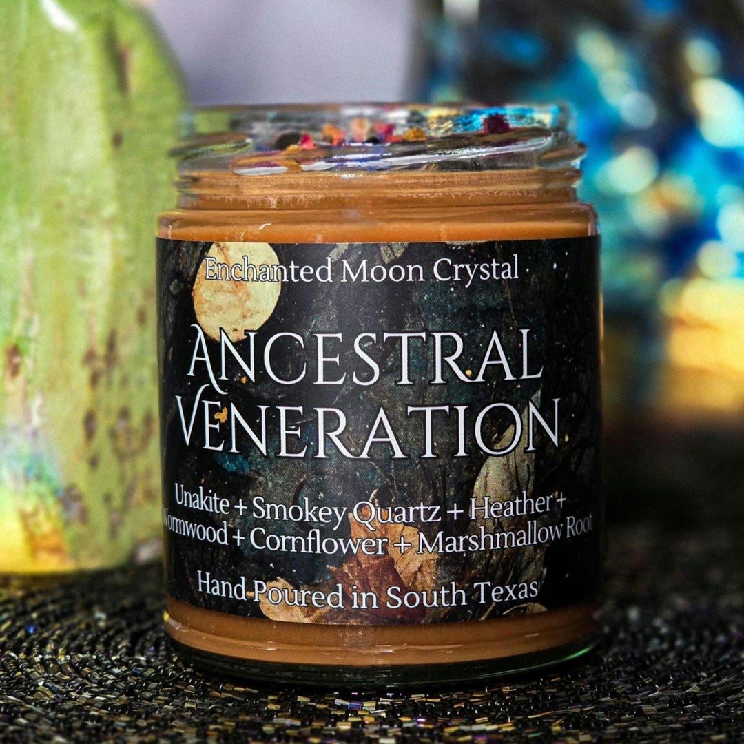 Ancestor Veneration Candle, Spirit Communication, Honoring Ancestors ...