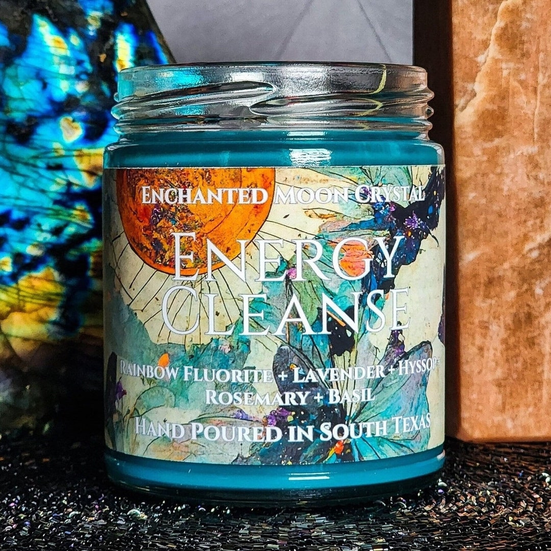 Energy Cleanse Candle Aura Cleanse Spiritual Healing Healing Crystals ...