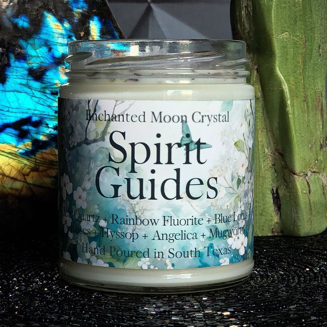 Spirit Guides Candle, Intention Candle, Higher Self, Spiritual Cleanse ...