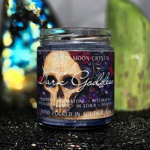Dark Goddess Candle, Dark Moon, Spell Candle, Dark Feminine, Divine ...