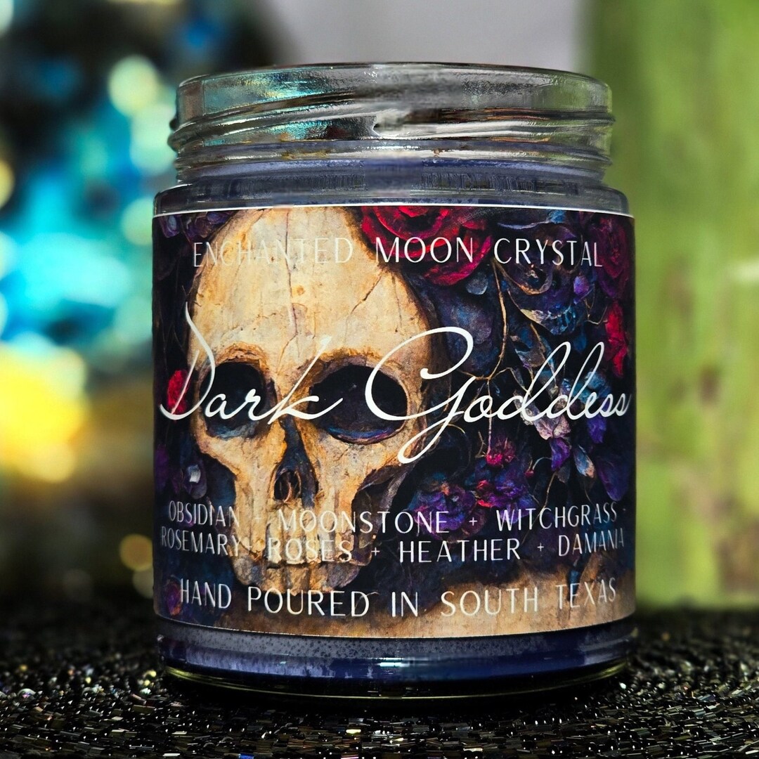 Dark Goddess Candle, Dark Moon, Spell Candle, Dark Feminine, Divine ...