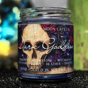 Dark Goddess Candle, Dark Moon, Spell Candle, Dark Feminine, Divine ...