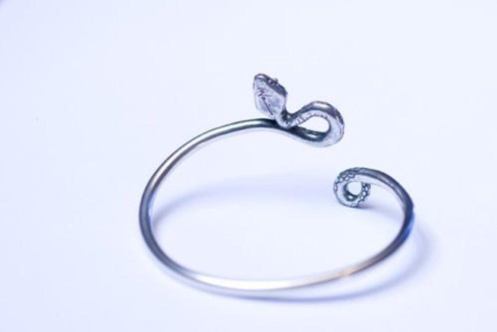 Adjustable Solid Silver Serpent Bracelet Sterling Silver - Etsy