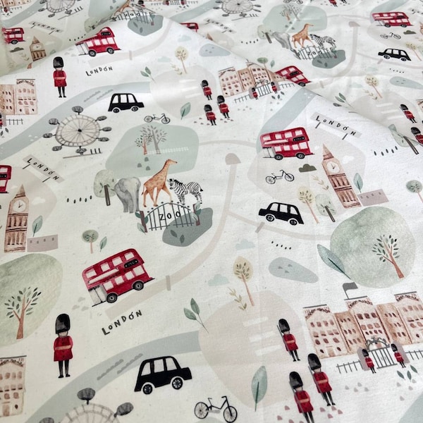 English Toile Fabric - Etsy