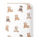 Fabric Teddy Bear Cotton Fabric, Watercolor Woodland Nursery, Premium ...