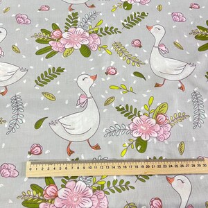 Geese Fabric Cotton Fabric Quilting for Nursery,blanket,fabric by the ...