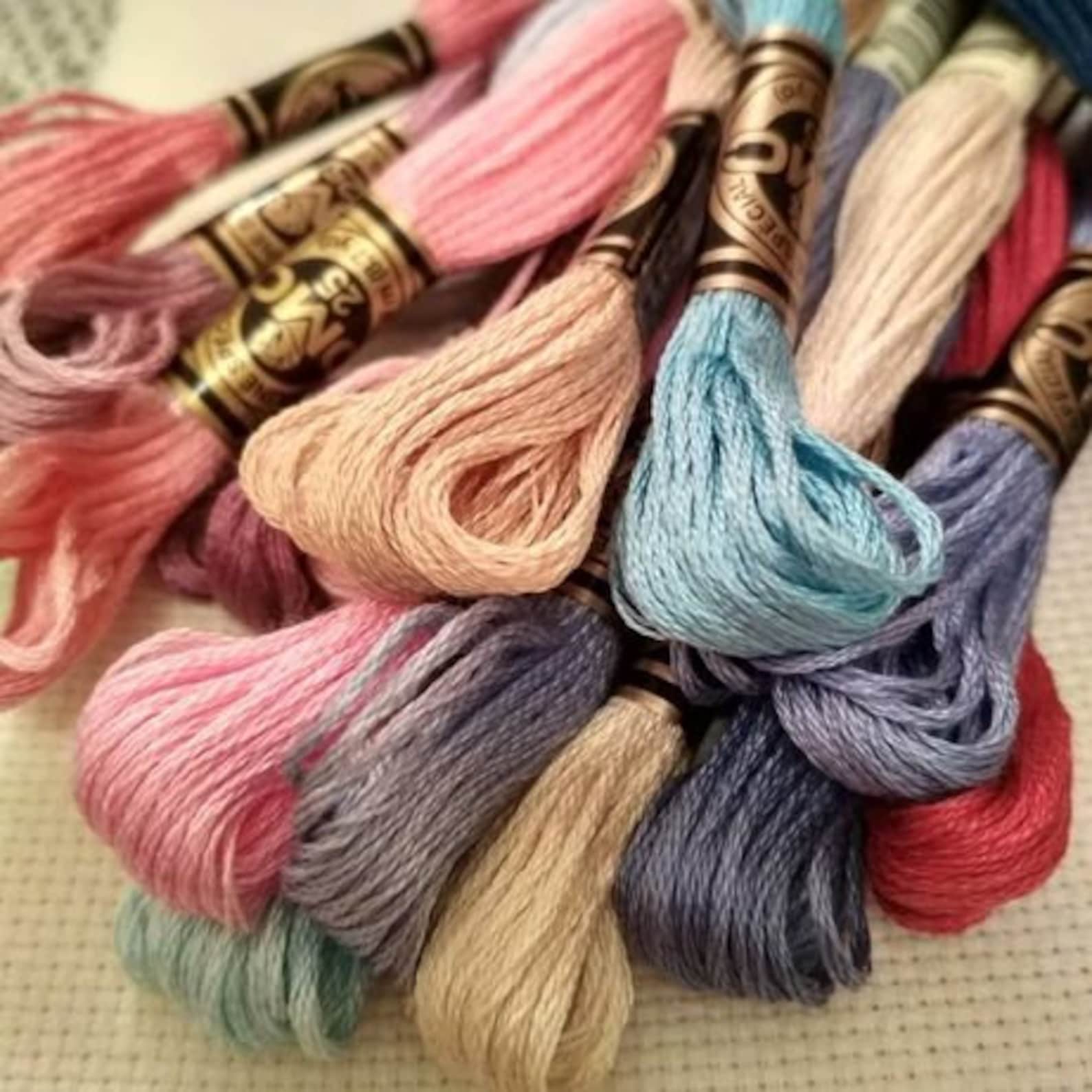 DMC Embroidery Floss, Pick Your Color and Quantity, DMC, Cross Stitch ...