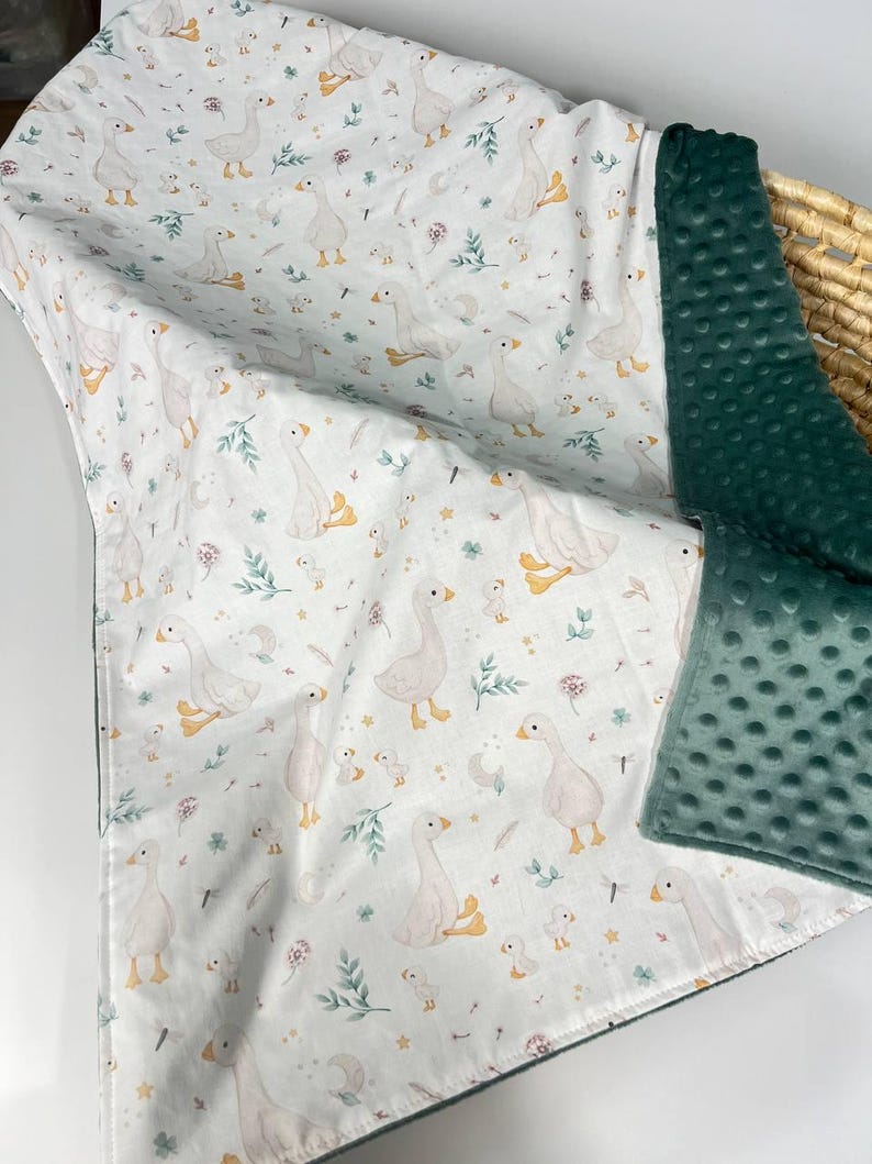 Goose Cotton Fabric by the Yard, Premium Cotton Fabric, Digital Print ...