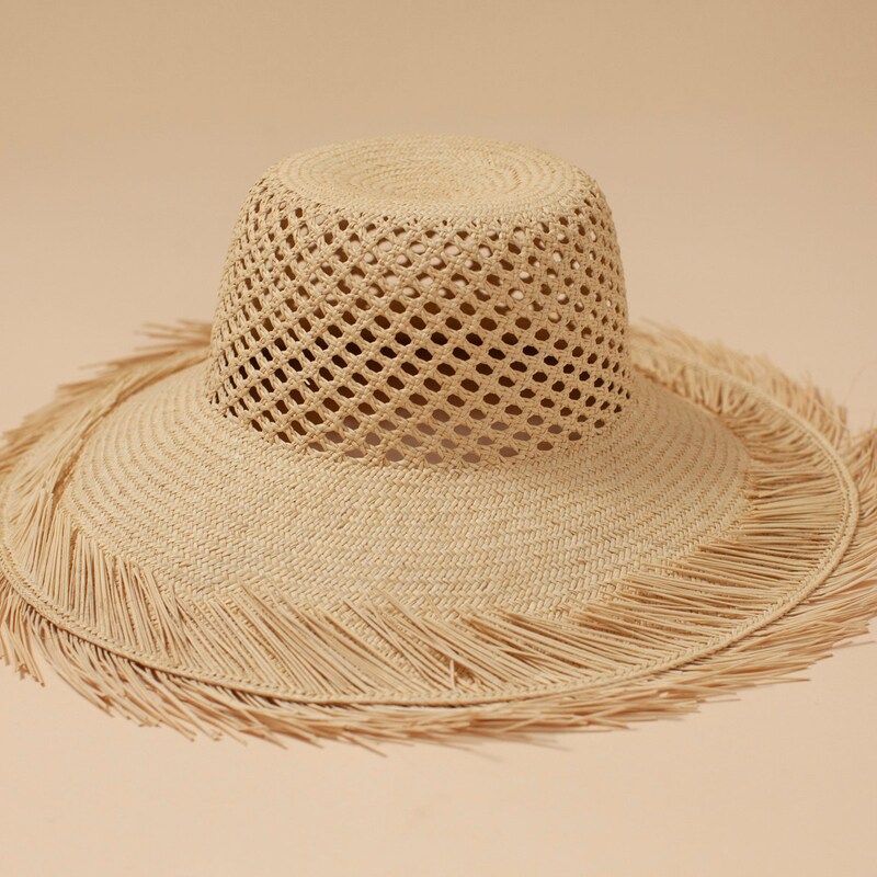 Sombrero de palma - Etsy México