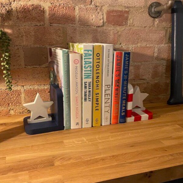 Star Bookends - Etsy