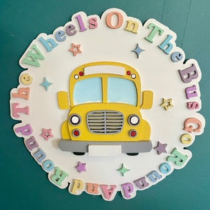Nursery Rhyme Wall Sign, Nursery Rhyme Wall Plaque, Nursery Rhyme ...