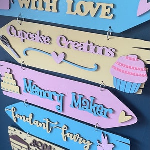 Baking Sign, Baking Direction Sign, Cake Wall Decor, Cake Shop Decor ...