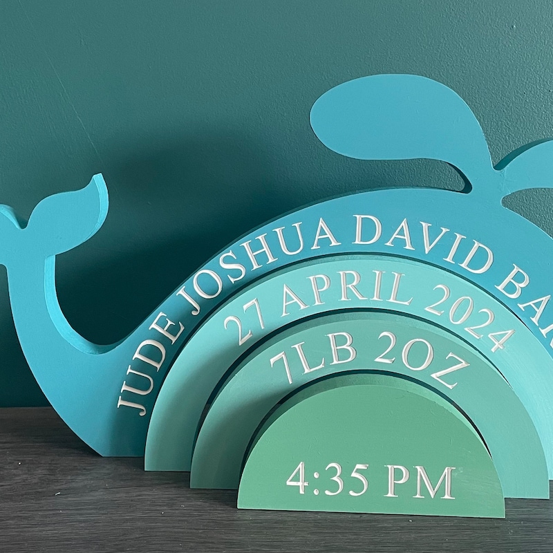 Engraved Baby Birth Boards - Etsy UK