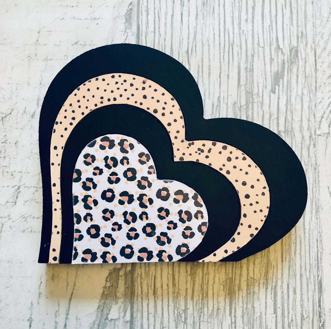 Rainbow Stacker, Stacking Heart, Heart Stacker, Valentines Decor, Heart ...