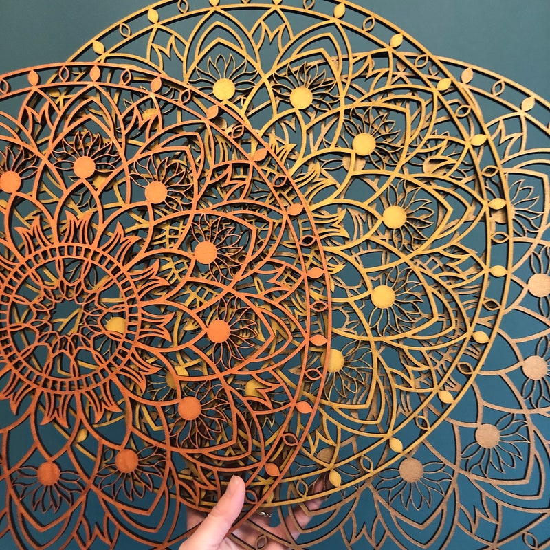 Mandala Wall Decor - Etsy