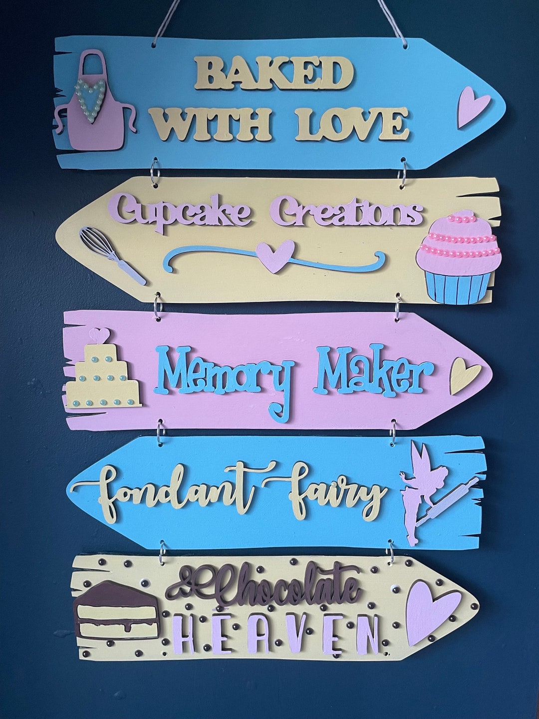 Baking Sign, Baking Direction Sign, Cake Wall Decor, Cake Shop Decor ...
