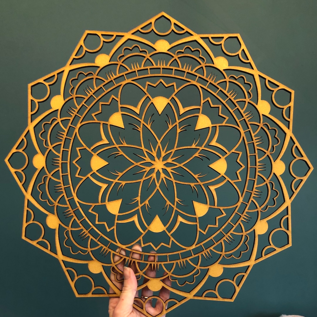 Mandala Wall Art, Wooden Mandala, Geometric Wall Art, Mandala Wall ...
