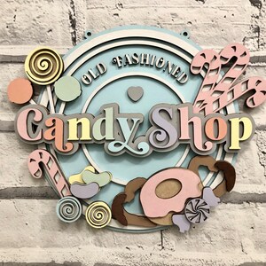 Candy Shop Wall Plaque Candy Shop Sign Retro Candy Sign - Etsy Canada