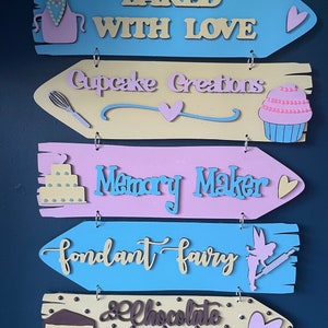 Baking Sign, Baking Direction Sign, Cake Wall Decor, Cake Shop Decor ...