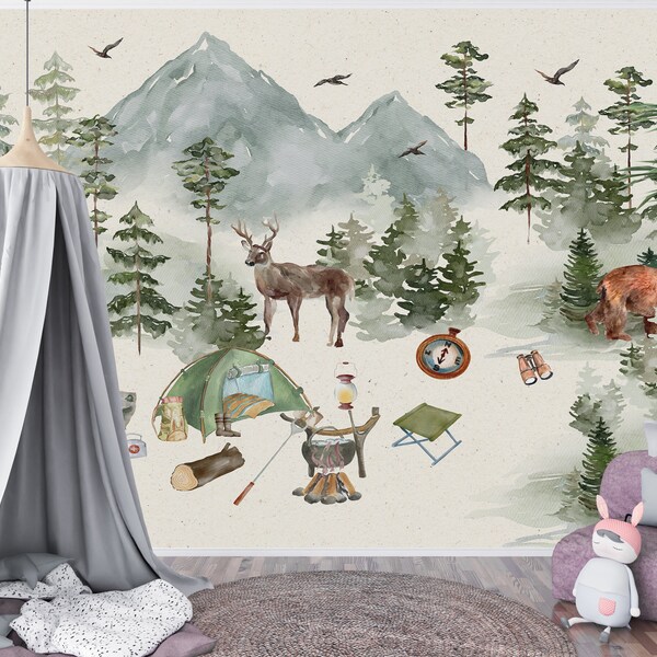 Camping Nursery - Etsy