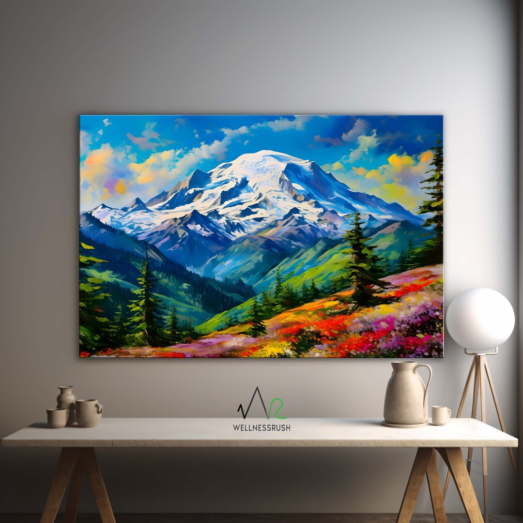 Mount Olympus Washington Home Decor, Maximalist Boho Dopamine Decor ...