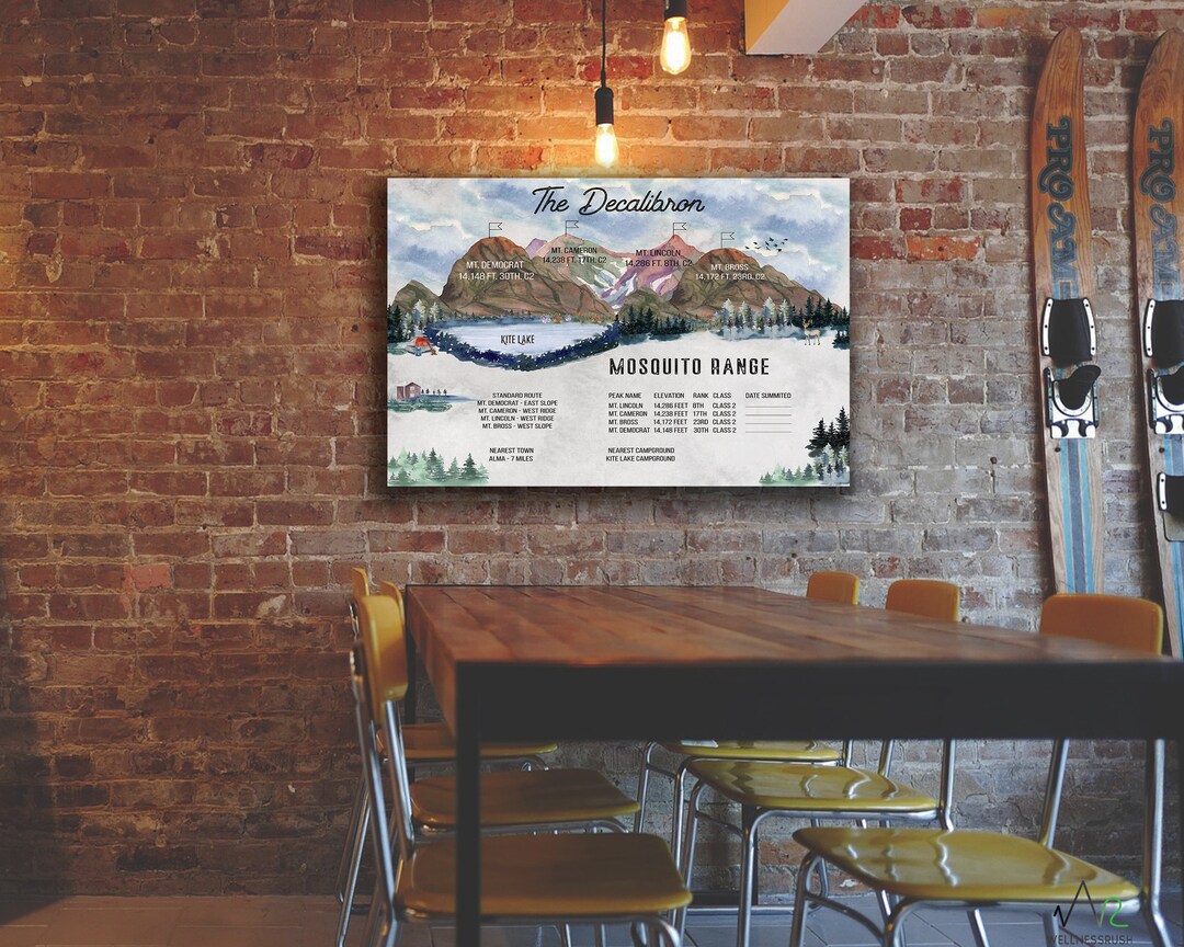 Decalibron, Mount Democrat, Cameron, Lincoln, Bross, Colorado 14ers ...