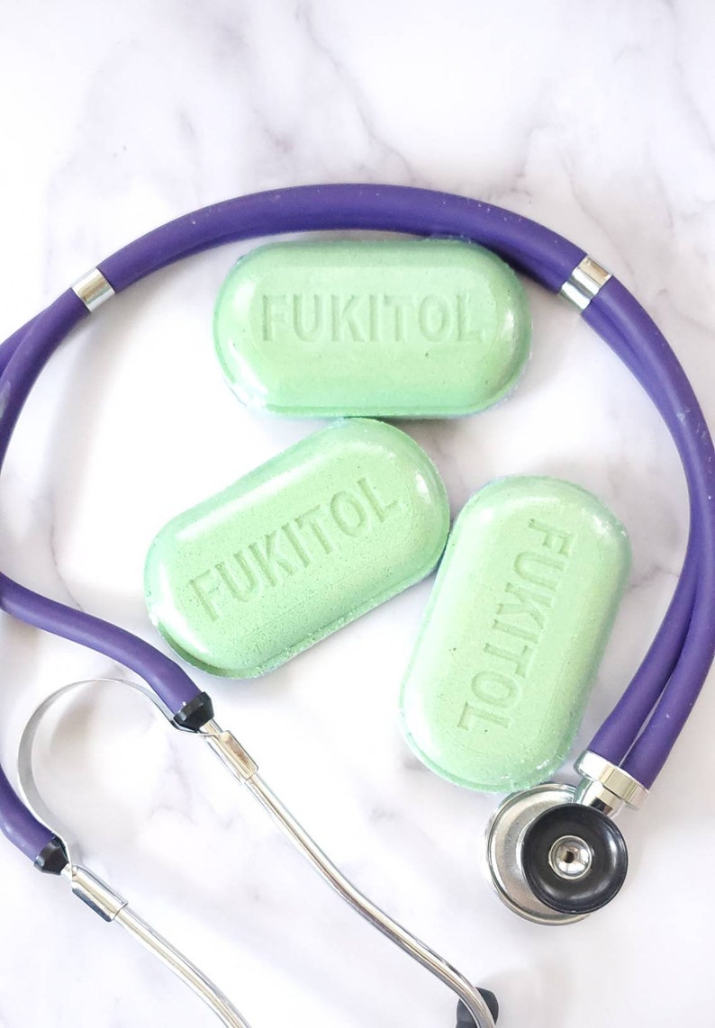 Fukitol Nurse Bath Bomb, Bath Fizzy, Nurse Gift, Eucalyptus Bath Bomb ...
