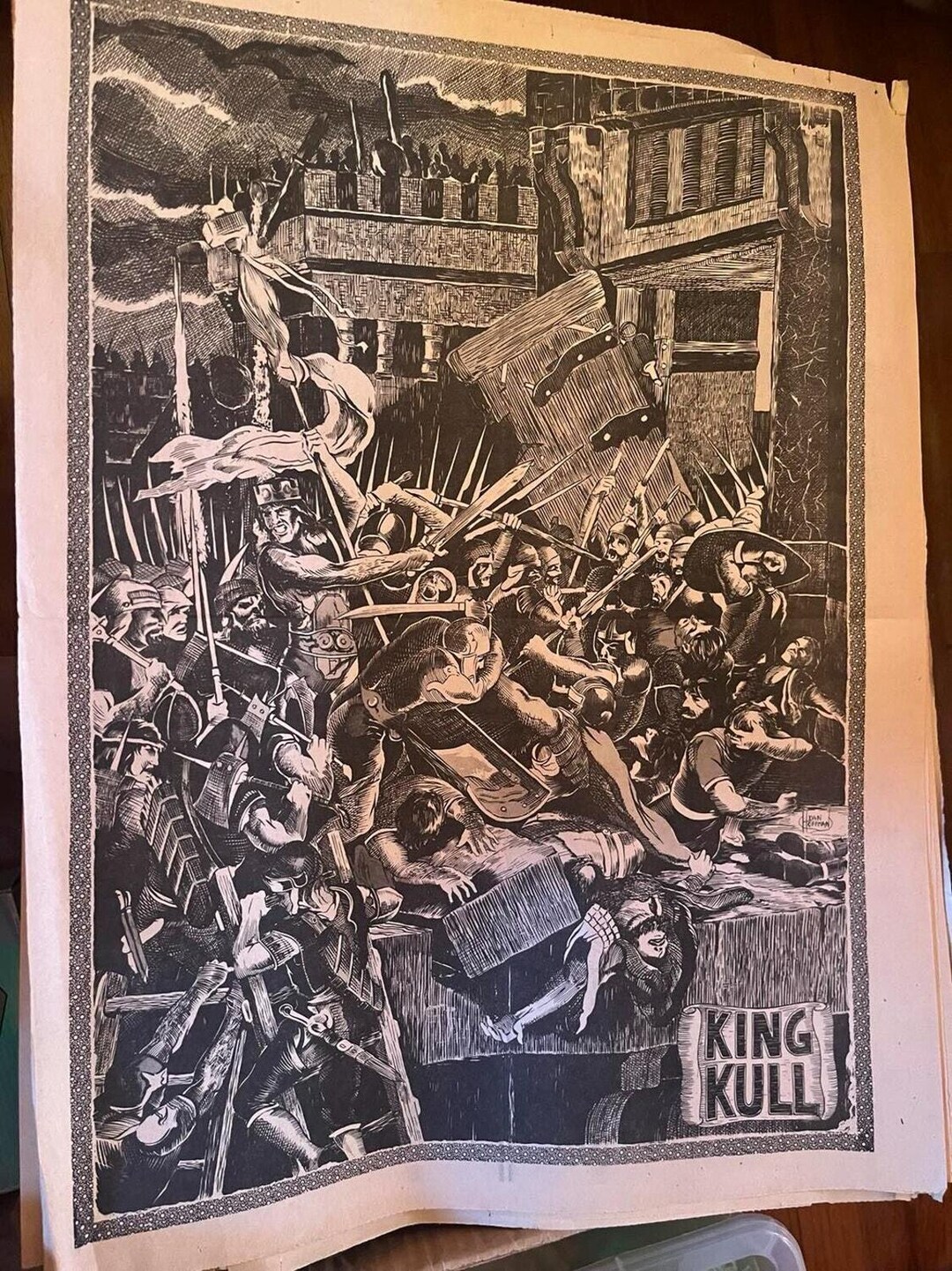 1977 KING KULL Newspaper Centerfold - Etsy