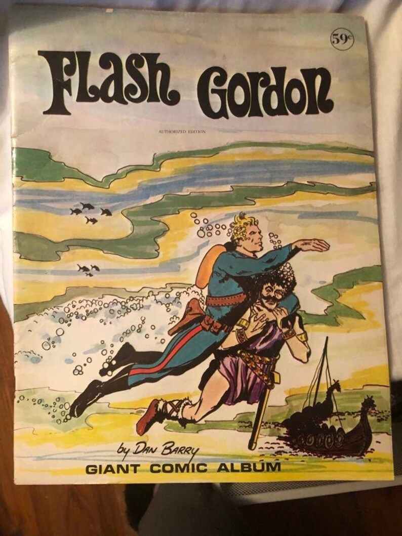 Flash Gordon Giant Comic Album VINTAGE C1969 - Etsy
