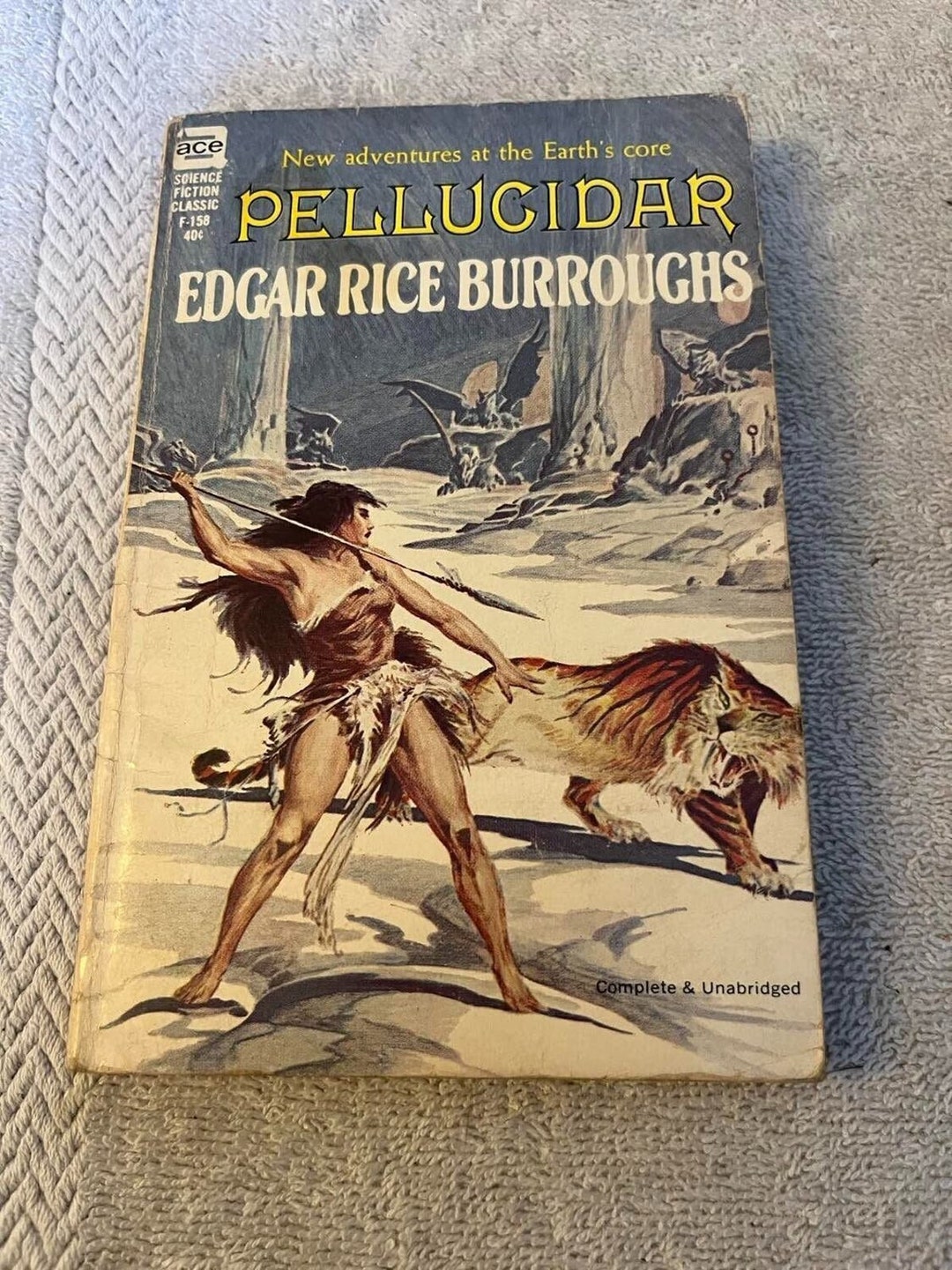 Pellucidar Edgar Rice Burroughs Ace Books F-158 Paperback - Etsy