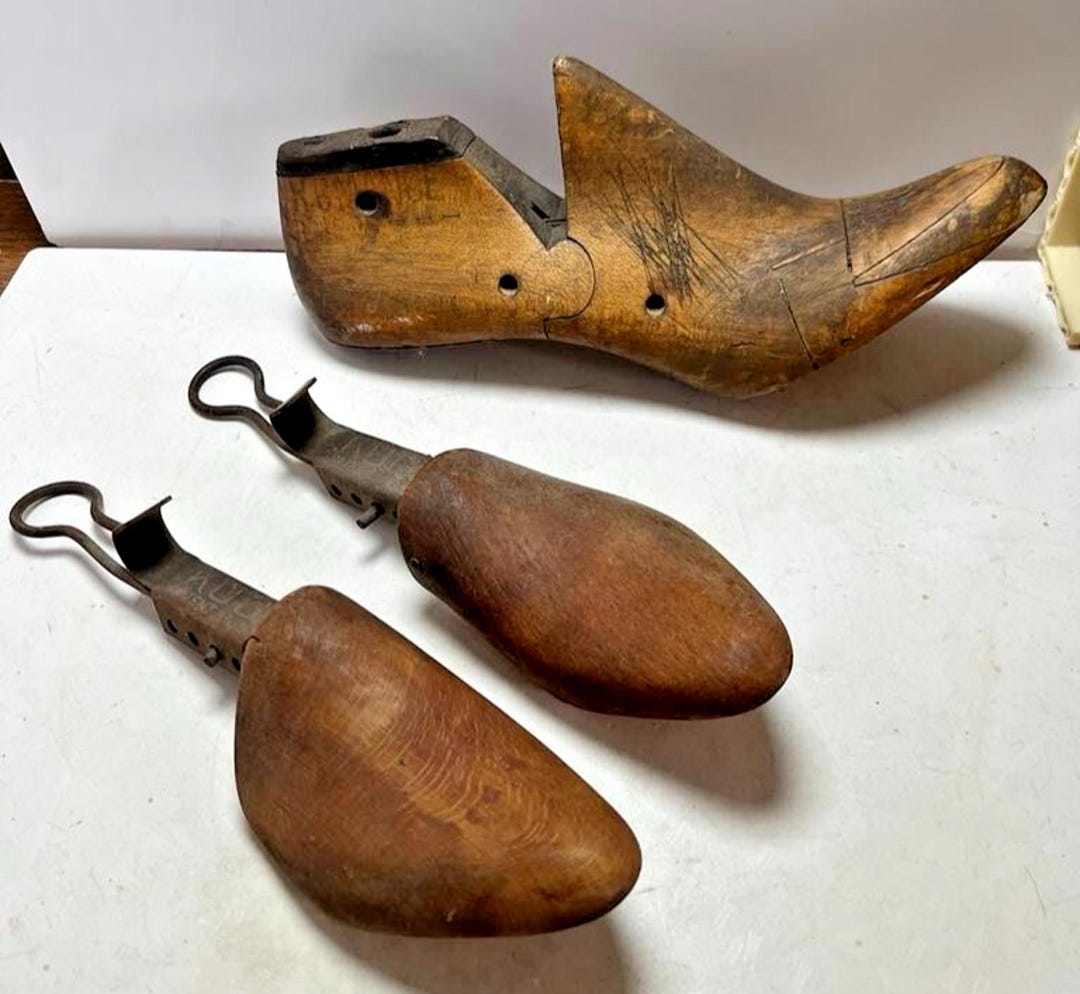 Antique Shoe Stretcher Form, Wood and Metal KUG Brand + Antique Wood ...