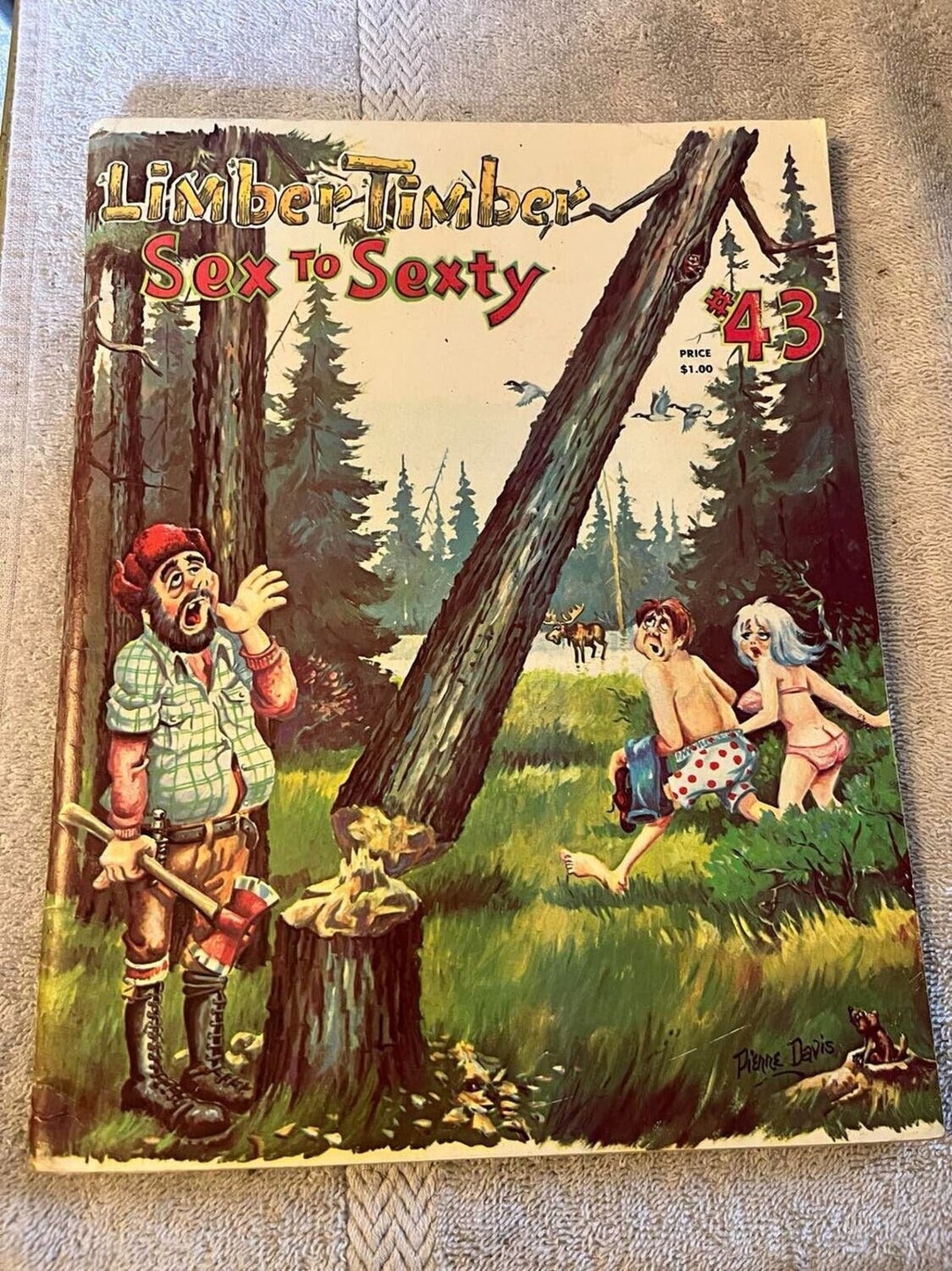 Vintage Limber Timber Adult Humor Comic Book 43 1972 - Etsy