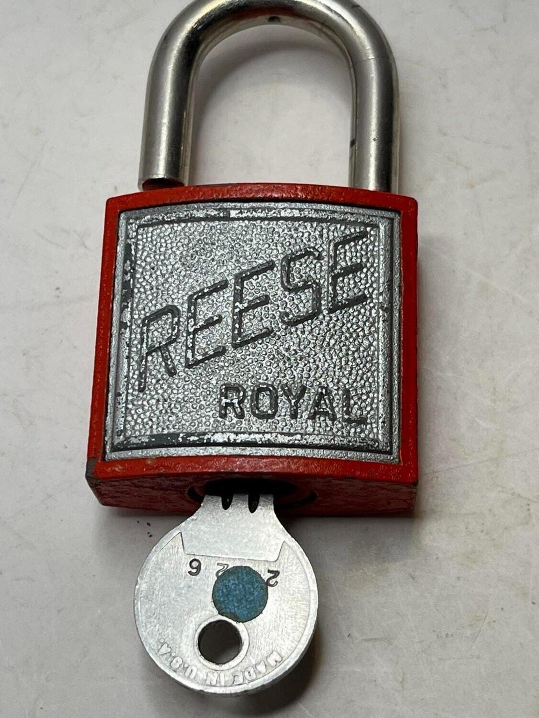 Vintage Padlock Lock Reese Royal With Key Works Lancaster, PA, USA - Etsy