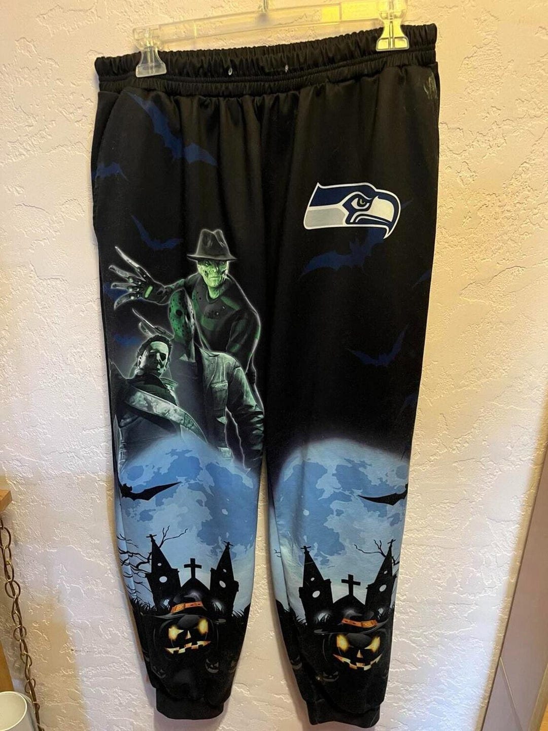 Seattle Seahawk Horror Halloween Sweats Youth XXL - Etsy