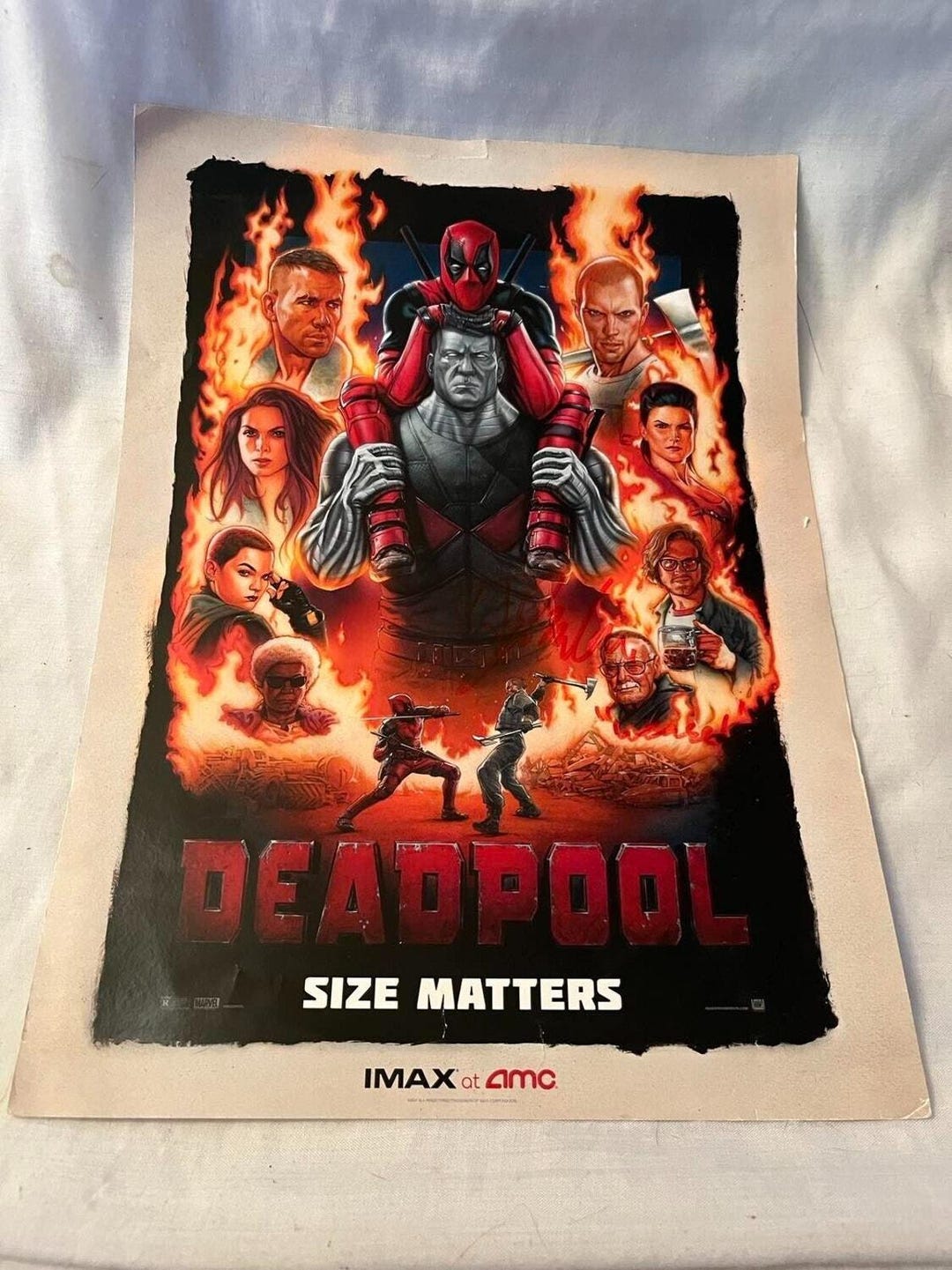TJ Miller Weasel SIGNED DEADPOOL 12X18 Imax Movie Poster - Etsy