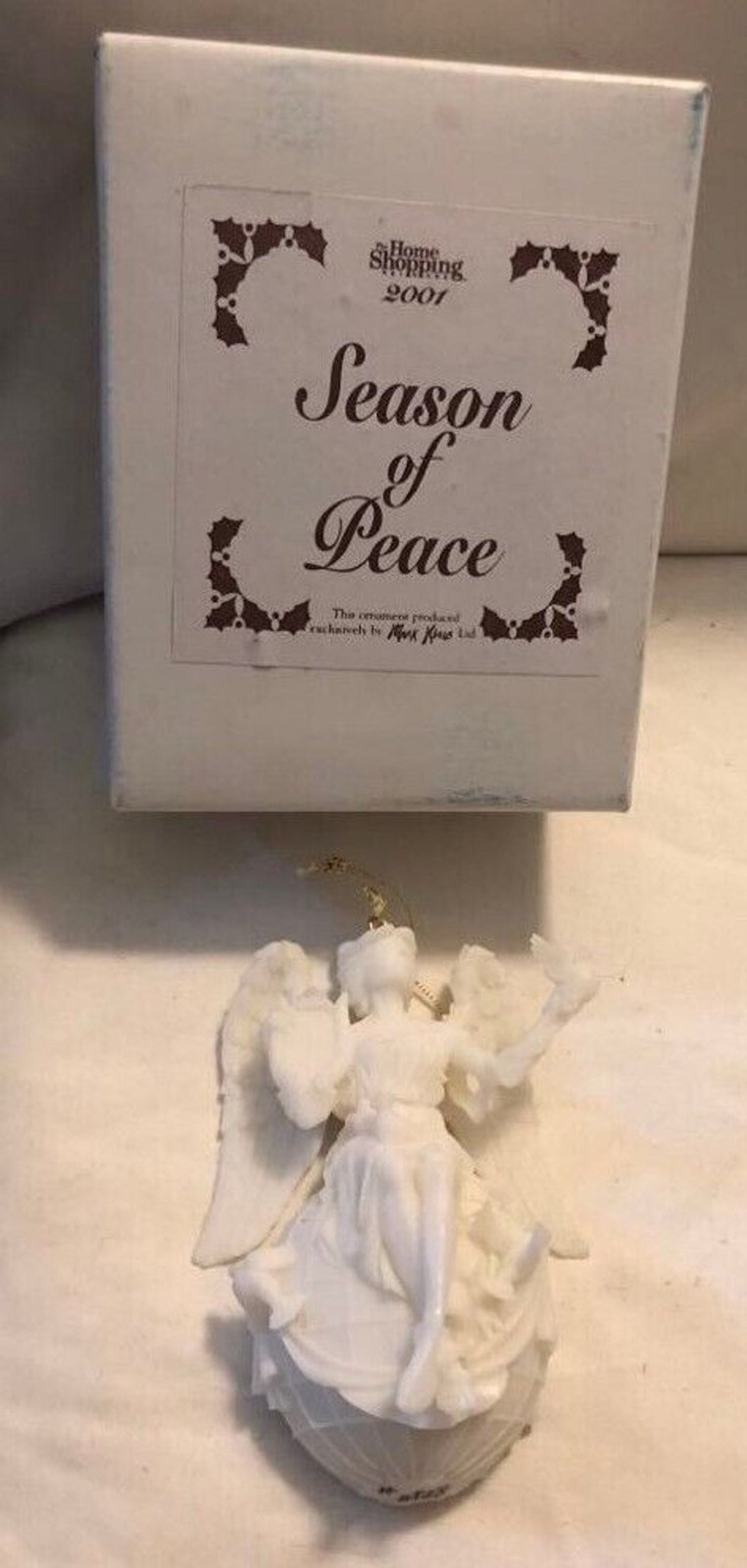 Mark Claus Angel Season of Peace Ornament 2001 HSN NIP - Etsy