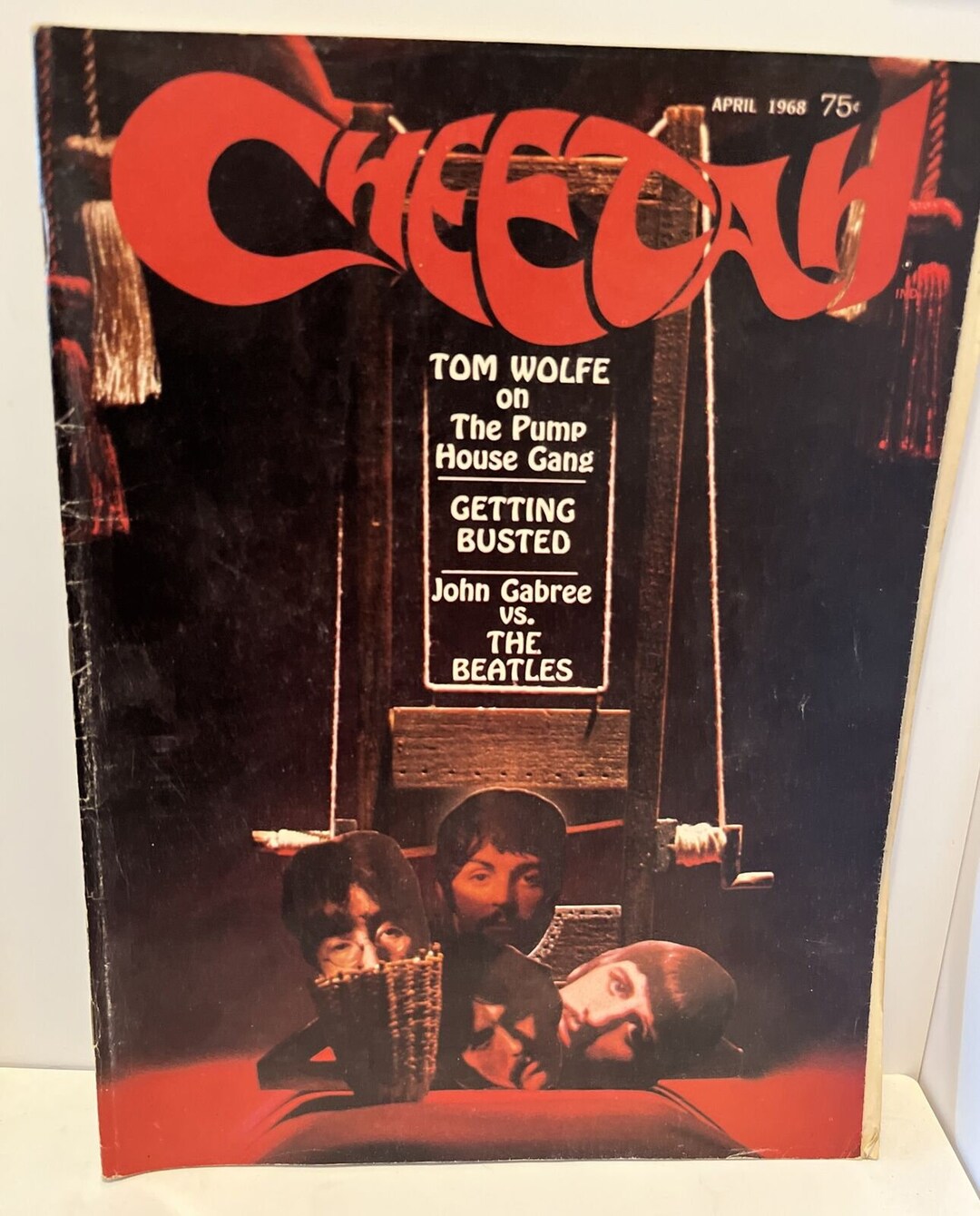 CHEETAH Magazine April 1968 Beatles Rock and Roll Harrison Lennon ...